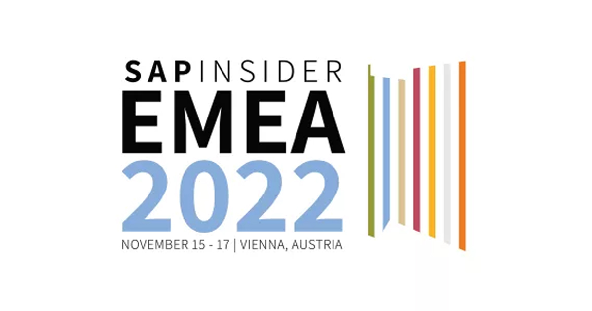Inprosec at SAPinsider EMEA 2022 - Inprosec