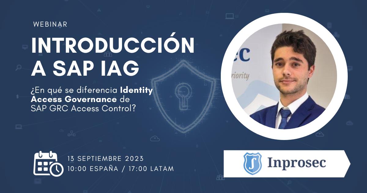 Webinar - Introduction to SAP IAG. How does it differ from SAP GRC ...