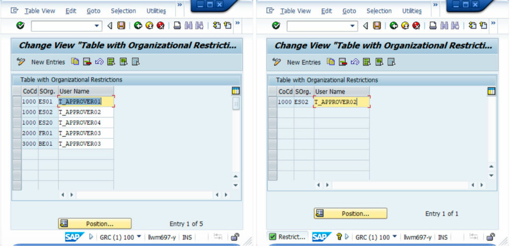 SAP® Table Restriction from Organisational Criteria - Inprosec